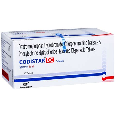 Codistar Dc Tablet Dt View Usage Side Effects Price And Subtitute Egmedi