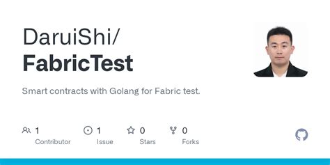 github daruishi fabrictest smart contracts with golang for fabric test