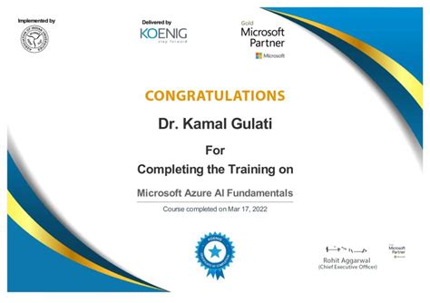 Dr Kamal Gulati On Linkedin Microsoft Aifundamentals Azure