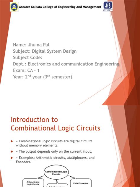 combinational logic circuits pdf
