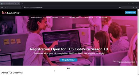 tcs codevita 2023 eligibility registration preparation exam dates
