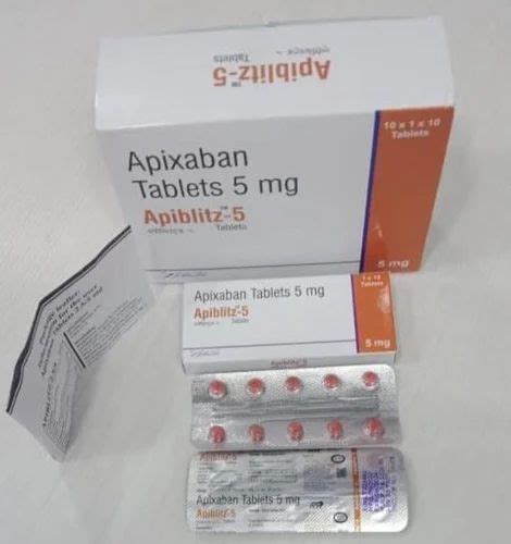 Apixaban Tab 5 At Rs 225stripe Apixaban Tablet In Nagpur Id
