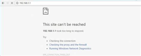 Or Cannot Access Router Settings