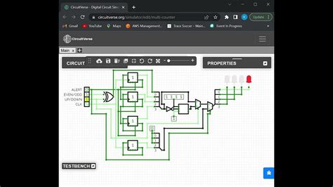 Circuitverse Multi Counter Youtube