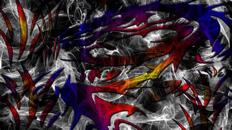 Обои на рабочий стол Зима Дым Снег Дерево 3d Рождество Домик Окно Праздничные скачать