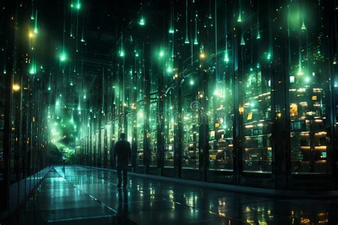 Futuristic Global Data Processing Center Infrastructure For Telecommunications And Internet