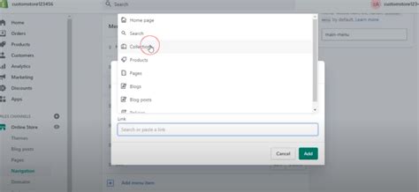how to create shopify collections within collections