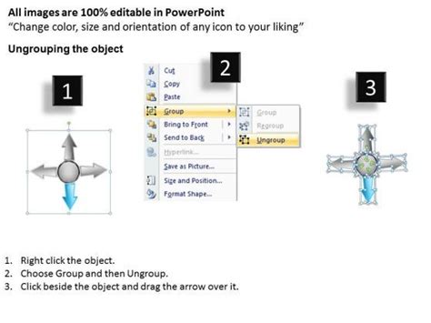 4 diverging steps of a logical sequence ppt cycle chart powerpoint