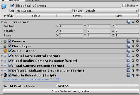 Hololens And Unity Tip 007 Vuforia Behaviour Off And On In Your
