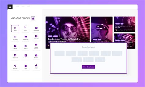 magazine blocks easy workflow