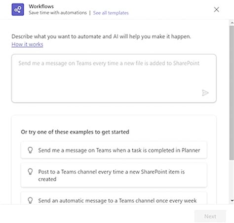 설명으로 클라우드 흐름 만들기 Power Automate Microsoft Learn