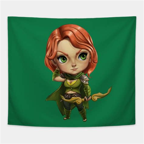 Windranger Chibi — Dota 2 Heroes Tapestry Chibi Anime Chibi Dota2