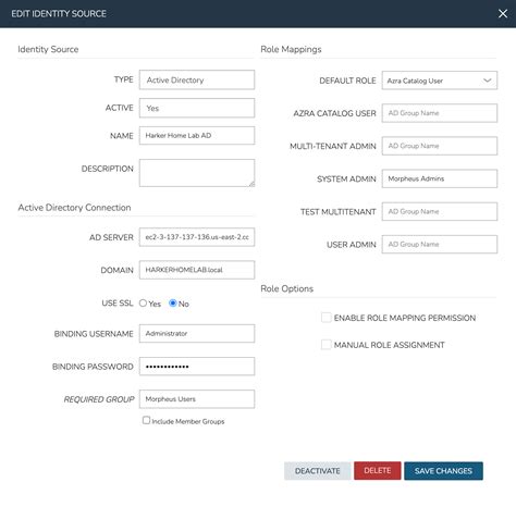 Active Directory — Morpheus Docs Documentation