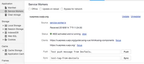 Bug Report ServiceWorker Turns To False Can T Work Issue 749 Vuejs Vuepress GitHub