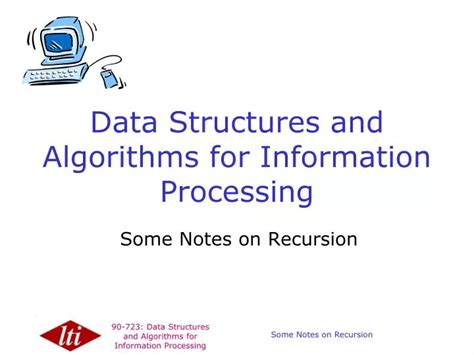 Ppt Data Structures And Algorithms For Information Processing