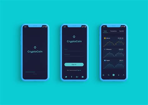 CryptoCoin App Mobile UI UX Design Behance