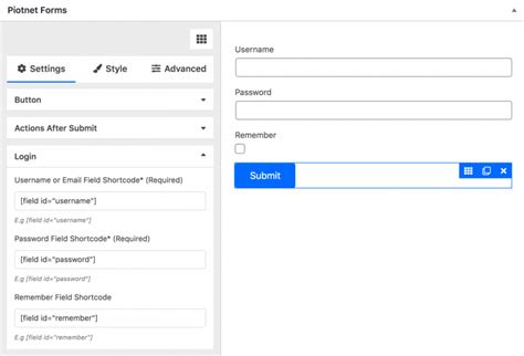 Login Form Builder At Gwen Staton Blog