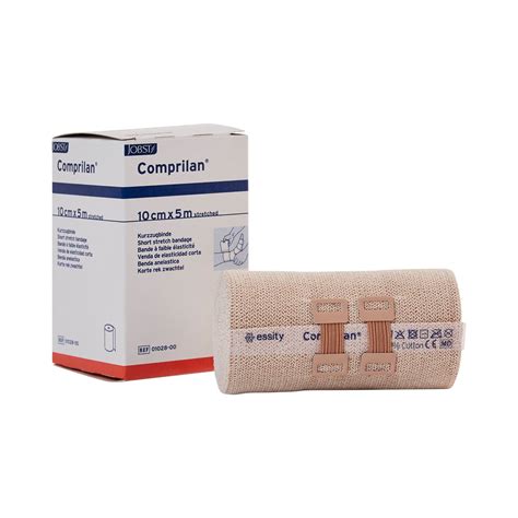 Comprilan® 4 Inch X 5 1 2 Yard Elastic Pressure Wrap Reusable Medical Compression Bandage With