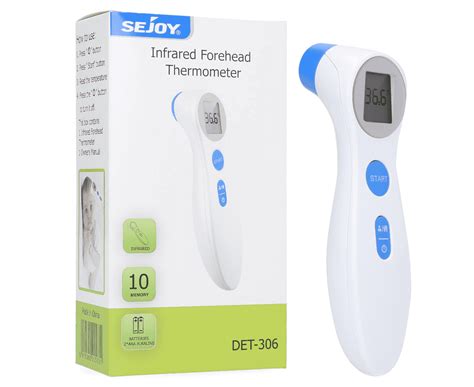 Infrared No Touch Thermometer Safety And Mobility