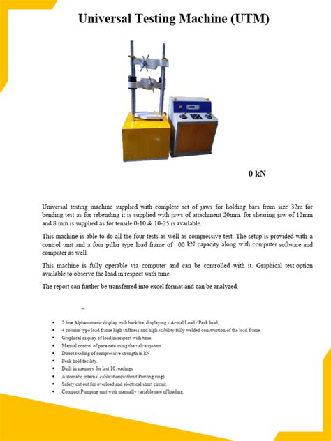 Computerized Universal Testing Machine 600kn Catalogue Pdf Machines Computing