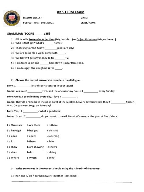 6th Grammar Exam Pdf Cognitive Science Linguistic Typology 6th Grammar Exam Pdf Cognitive Science Linguistic Typology