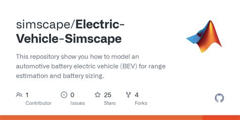 github simscape electric vehicle simscape this repository show you