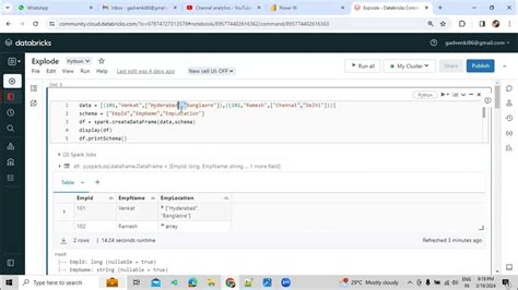 Understand About Explode Function In Databricks Using Pyspark In Telugu