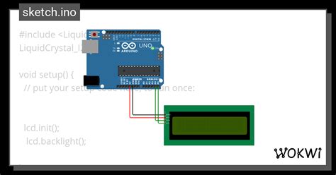 Experiment 1 Lcdarduinouno Wokwi Esp32 Stm32 Arduino Simulator