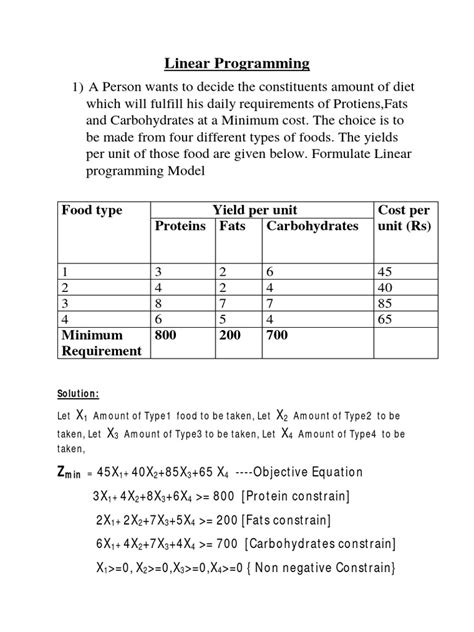 Operation Research Pdf Wheat Soybean