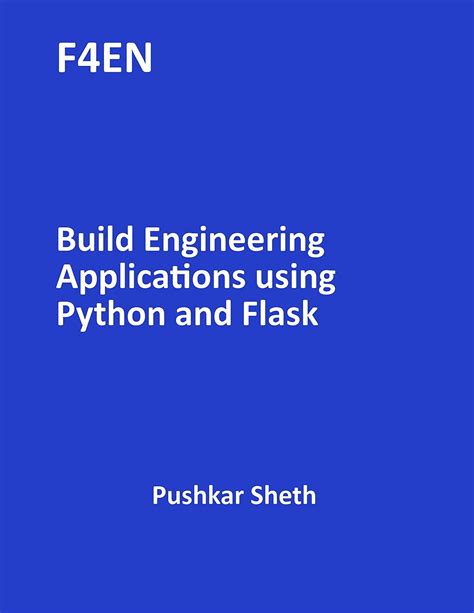 Ebook Build Engineering Applications Using Python And Flask By