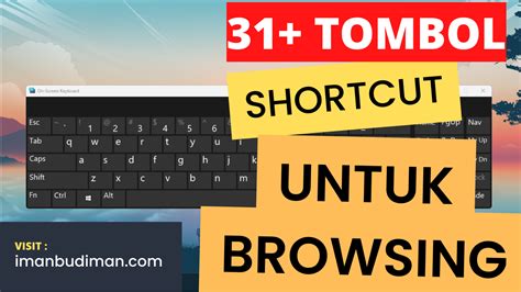 31 Pintasan Keyboard Untuk Membuat Penjelajahan Internet Anda Lebih Cepat