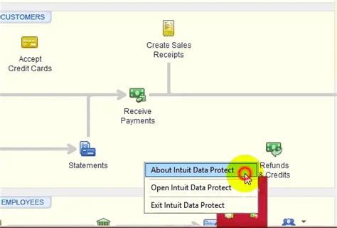 intuit data protect install set up and update to backup files