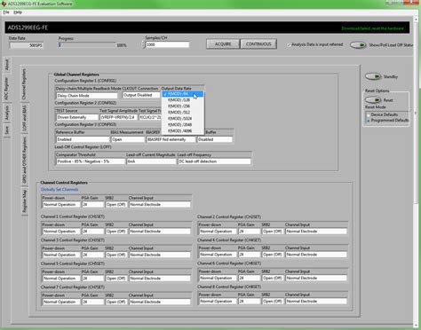 Ccsads1299eegfe Pdk Work With The Ads1299eeg Data Converters Forum