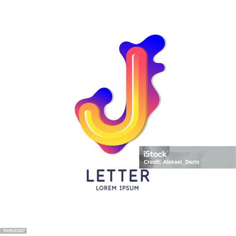 라틴어 알파벳의 문자 J 밝고 현대적인 스타일의 문자를 표시 합니다 벡터에 대한 스톡 벡터 아트 및 기타 이미지 벡터 알파벳 J 기업 비즈니스 Istock