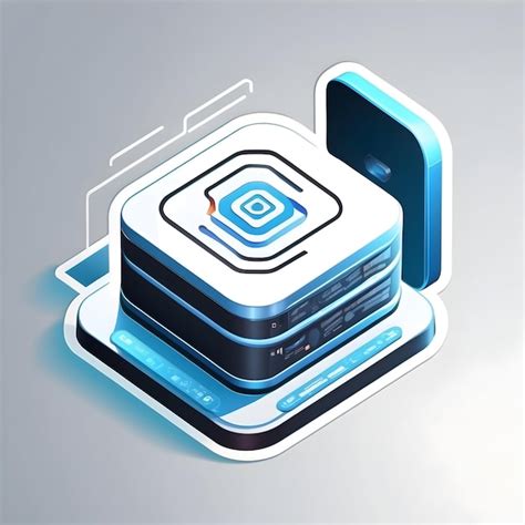 Premium Photo Server Icons Data Center Symbols Network Server Server