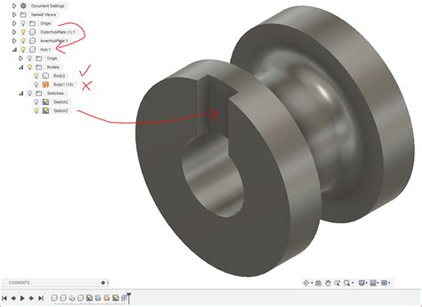 Solved Cannot Make A Cut On One End Of A Revolve But Could Extrude Autodesk Community