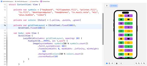 Building Grid Layout Using Lazyvgrid And Lazyhgrid Mastering Swiftui Book For Ios And