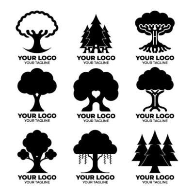 Tree Logo Vector Art Icons And Graphics For Free Download