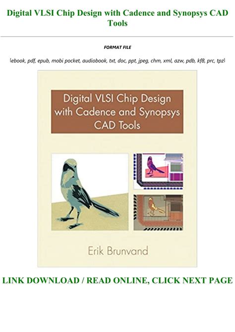 [ebook] digital vlsi chip design with cadence and synopsys cad tools