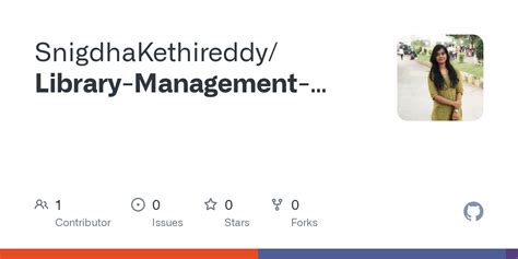 GitHub SnigdhaKethireddy Library Management System