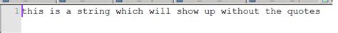 Export How To Write String To File Without Quotation Mark