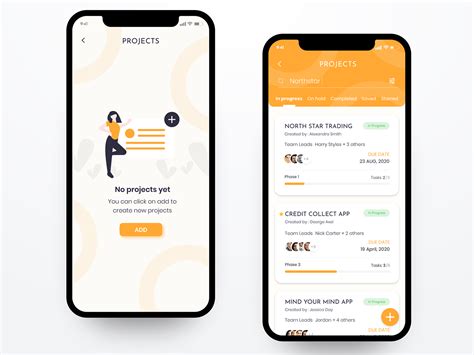 Project Management App Behance
