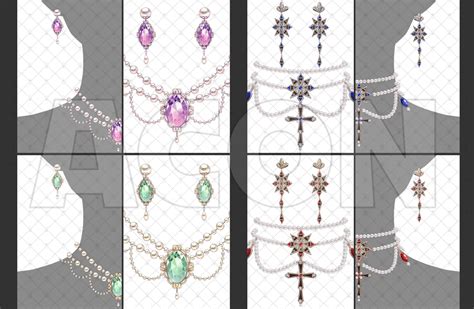 로판 장신구 세트 4종