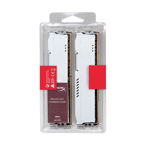 Kingston 32 Gb 2x16gb Ddr4 2666 Hyperx Fury White Hx426c16fwk232