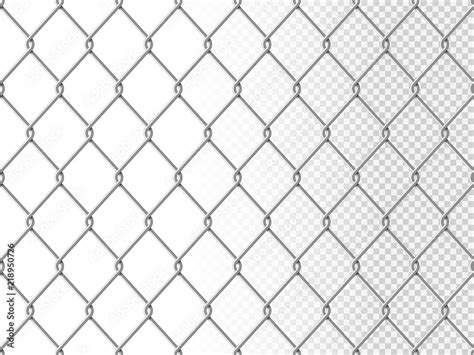 Realistic Chain Link Seamless Pattern Chain Link Fencing Texture
