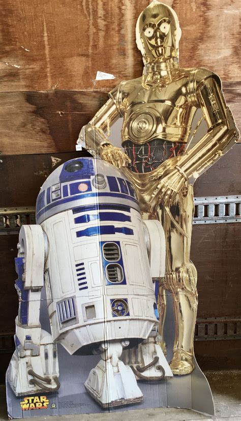 Star Wars C3po Cardboard Standee 6ft Tall