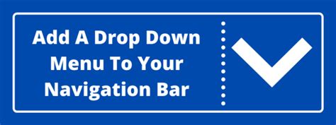 Add A Drop Down Menu To Your Navigation Bar Everything Typepad