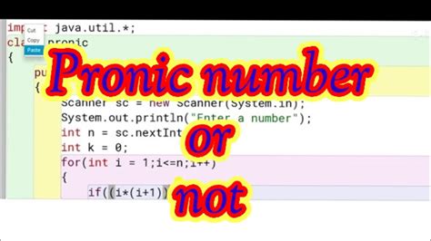 Pronic Number Or Not In Java YouTube
