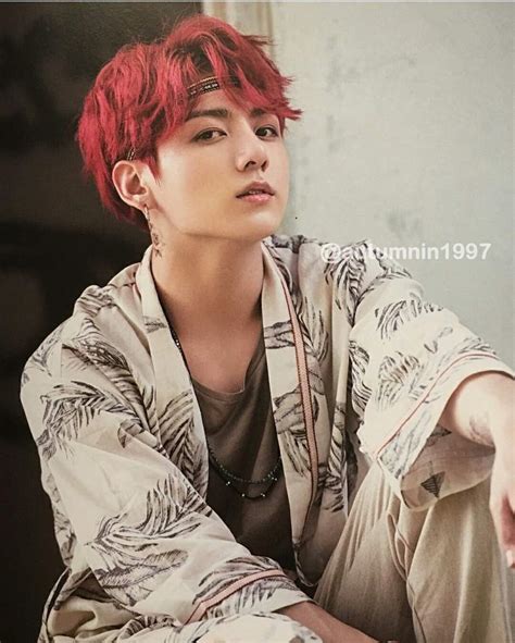 Jungkook In Red Hair• Jeon Jungkook 전정국 Amino