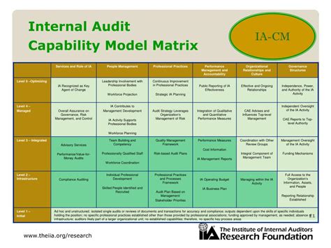 Ppt Internal Audit Capability Model Ia Cm For The Public Sector